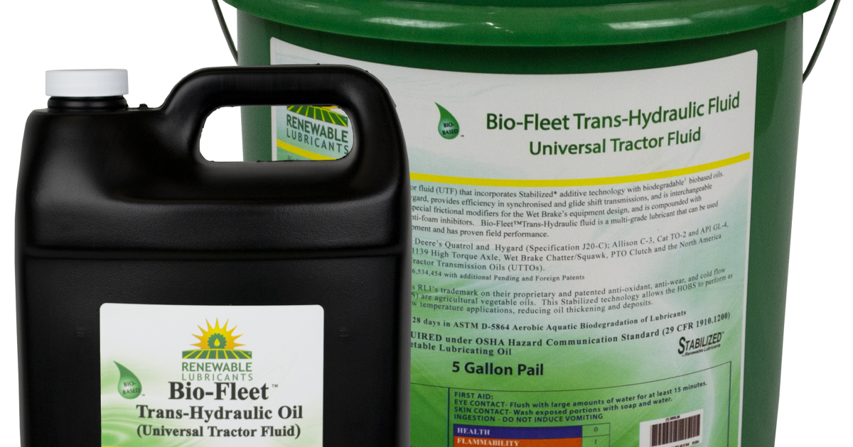 Renewable Lubricants | Bio-Fleet Trans-Hydraulic (Universal Tractor…